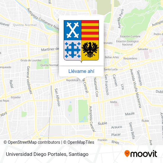 ¿Cómo llegar a Universidad Diego Portales en Santiago en metro o Micro?