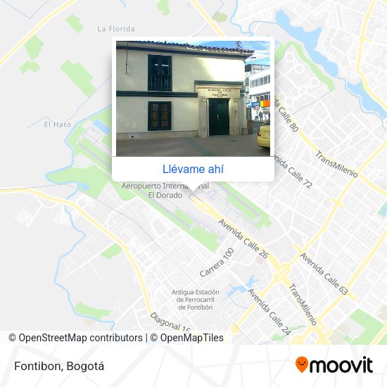 ¿Cómo llegar a Fontibon en Engativá en SITP o Transmilenio?