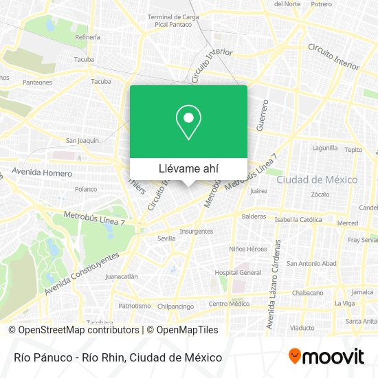 ¿Cómo llegar a Río Pánuco - Río Rhin en Azcapotzalco en autobús o metro?