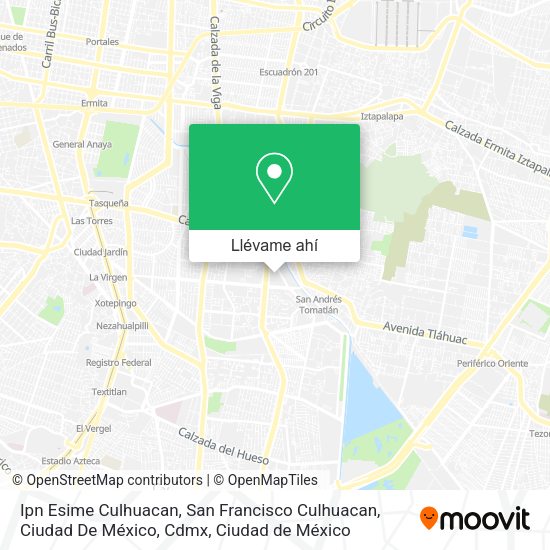 ¿cómo Llegar A Ipn Esime Culhuacan San Francisco Culhuacan Ciudad De México Cdmx En Benito