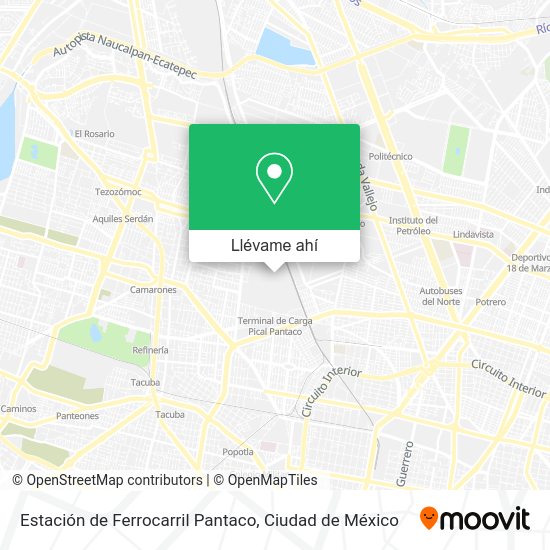 ¿Cómo llegar a Estación de Ferrocarril Pantaco en Tultitlán en autobús ...
