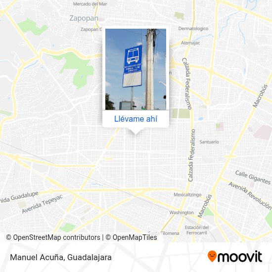 Manuel Acuña parada - Rutas, horarios y tarifas