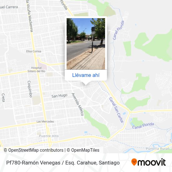 Pf780-Ramón Venegas / Esq. Carahue estación - Rutas, horarios y tarifas