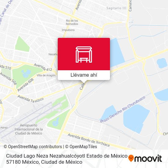 Ciudad Lago Neza Nezahualcóyotl Estado de México 57180 México parada ...