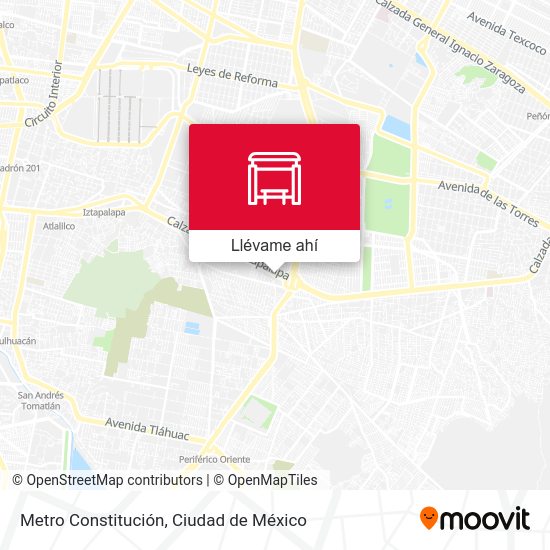 Metro Constitución parada - Rutas, horarios y tarifas