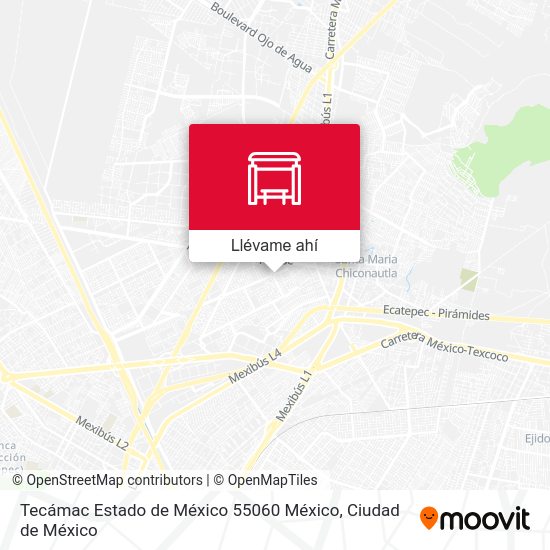 Tecámac Estado de México 55060 México parada - Rutas, horarios y tarifas