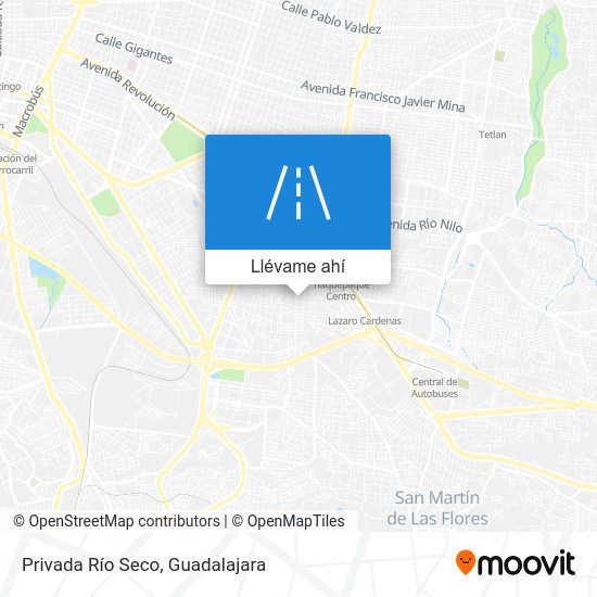 ¿Cómo llegar a Privada Río Seco, Tlaquepaque en autobús o tren?