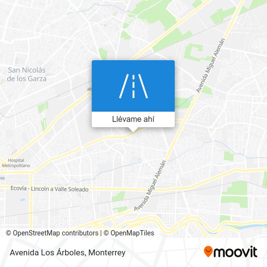 ¿Cómo llegar a Avenida Los Árboles, Nuevo León en autobús?