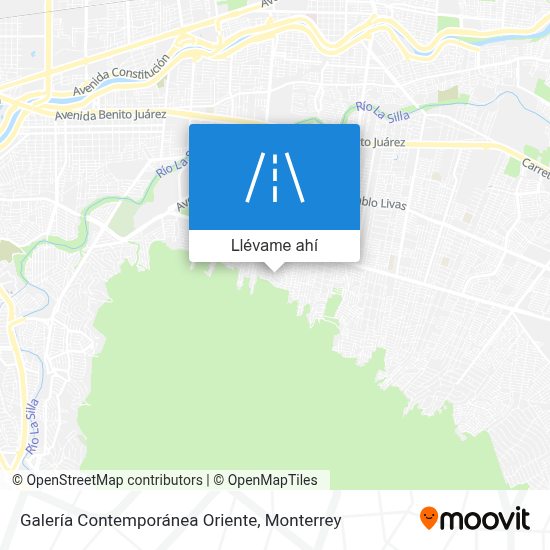 ¿Cómo llegar a Galería Contemporánea Oriente, Nuevo León en Autobús?