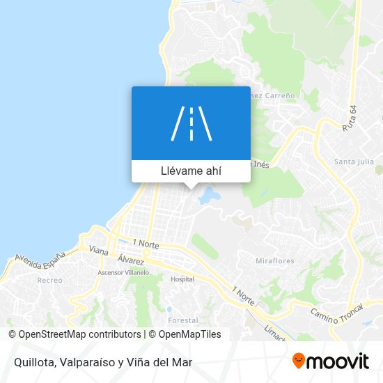 ¿Cómo llegar a Quillota, Provincia De Valparaíso en autobús o metro?