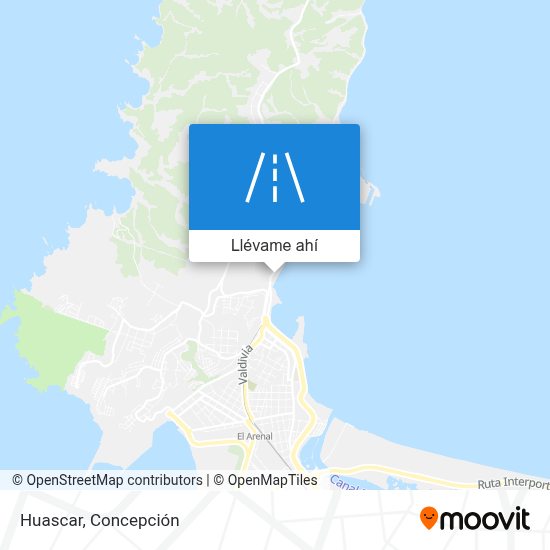 ¿Cómo llegar a Huascar, Talcahuano en autobús?