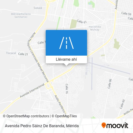 ¿Cómo llegar a Avenida Pedro Sáinz De Baranda, Itzincab Palomeque en ...
