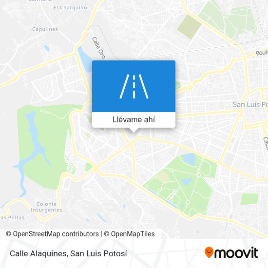 ¿Cómo llegar a Calle Alaquines, San Luis Potosí en autobús?