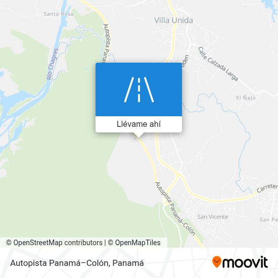 ¿Cómo llegar a Autopista Panamá–Colón en Ancón en Autobús o Metro?