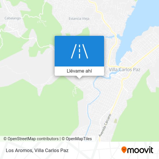 ¿Cómo llegar a Los Aromos, Cosquin en autobús?