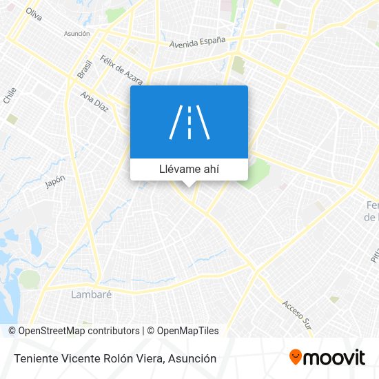 ¿Cómo llegar a Teniente Vicente Rolón Viera en Lambaré en Autobús?