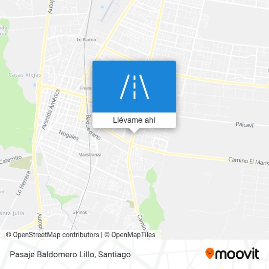 ¿Cómo llegar a Pasaje Baldomero Lillo, San Bernardo en Micro o metro?