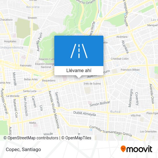 ¿Cómo llegar a Copec en Providencia en Micro o Metro?