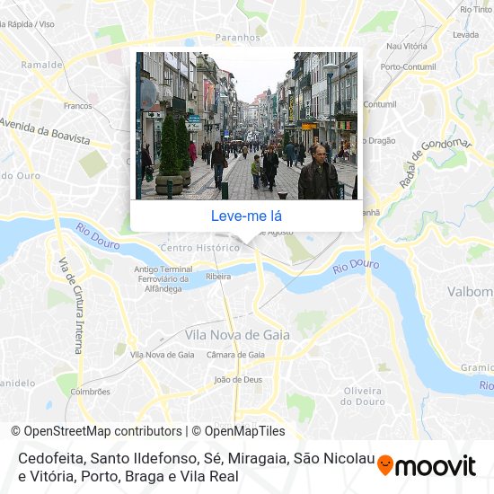 Como chegar a Cedofeita, Santo Ildefonso, Sé, Miragaia, São Nicolau e ...