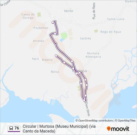 76 Percursos: Horários, paragens e mapas - Murtosa (Museu Municipal ...