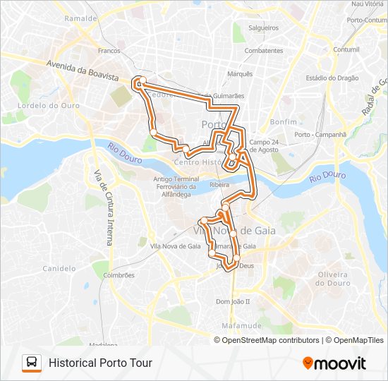 historical porto Route: Schedules, Stops & Maps - Historical Porto Tour ...