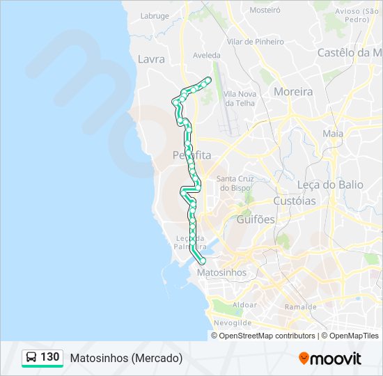 130 Route: Schedules, Stops & Maps - Matosinhos (Mercado) (Updated)
