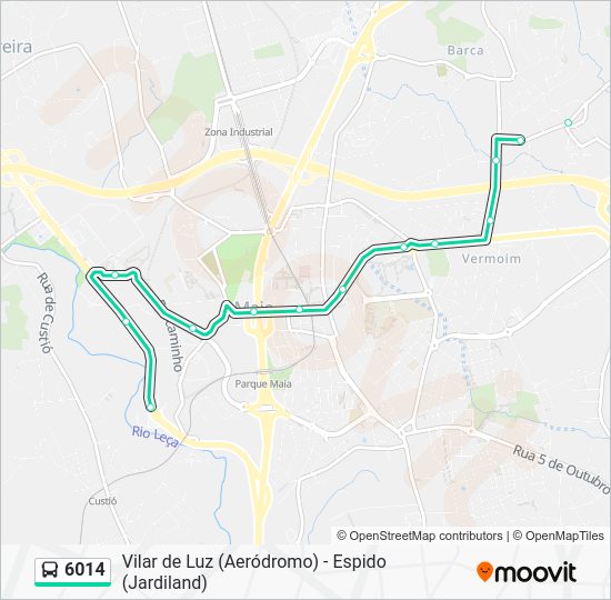6014 Percursos: Horários, paragens e mapas - Espido (Jardiland ...
