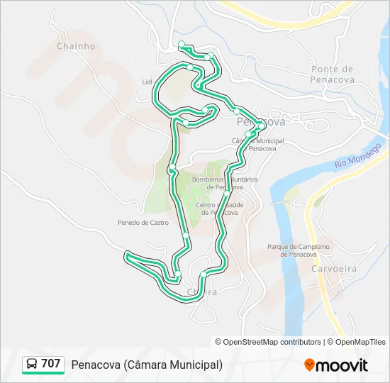 707 Percursos: Horários, paragens e mapas - Penacova (Câmara Municipal ...