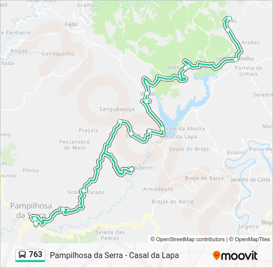 763 Percursos: Horários, paragens e mapas - Pampilhosa da Serra (EBS ...