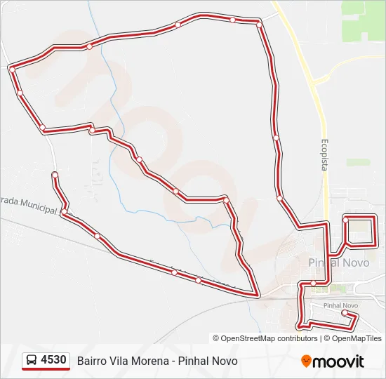 4530 Route: Schedules, Stops & Maps - Bairro Vila Morena - Pinhal Novo ...