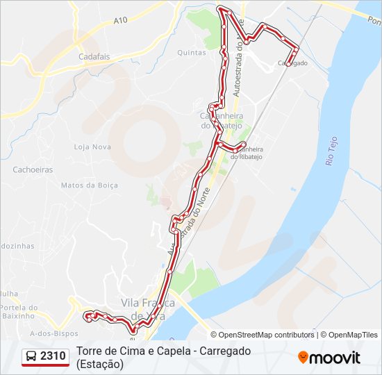 2310 Route: Schedules, Stops & Maps - Torre de Cima e Capelas (Updated)