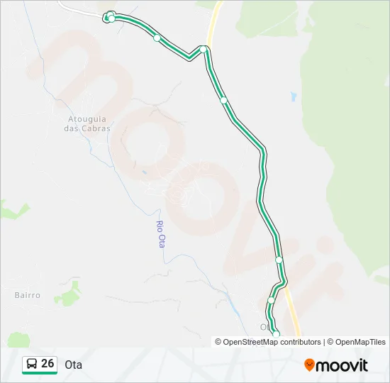 26 Percursos: Horários, paragens e mapas - Ota (Atualizado)