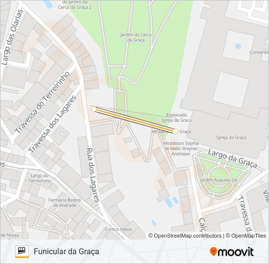 funicular da graça Percursos: Horários, paragens e mapas - Mouraria ...