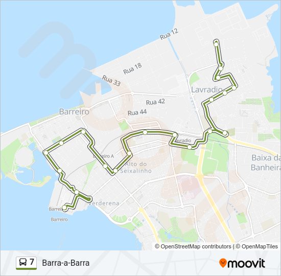 7 Route: Schedules, Stops & Maps - Barra-a-Barra (Updated)