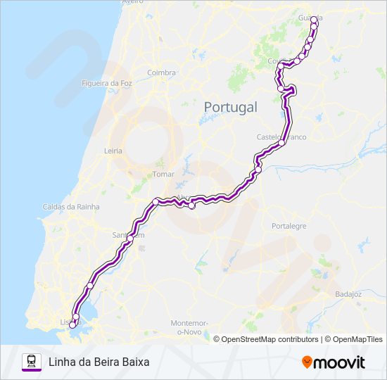 L BEIRA BAIXA Percursos: Horários, paragens e mapas - IC-540 Guarda → ...