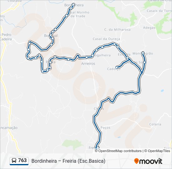 763 Route: Schedules, Stops & Maps - Freiria (Escola Básica) (Updated)