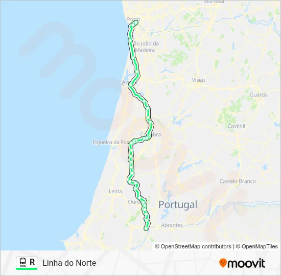 R Percursos: Horários, paragens e mapas - Porto Campanha (Atualizado)
