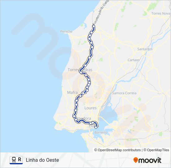 R Route: Schedules, Stops & Maps - Lisboa Santa Apolonia (Updated)