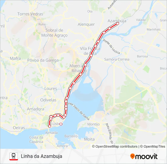 LINHA DA AZAMBUJA Percursos: Horários, paragens e mapas - Azambuja ...