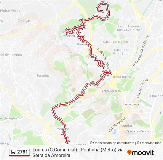 2781 Route: Schedules, Stops & Maps - Pontinha (Metro) (Updated)