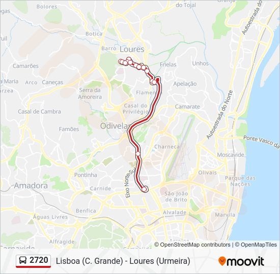 2720 Route: Schedules, Stops & Maps - Loures (Updated)