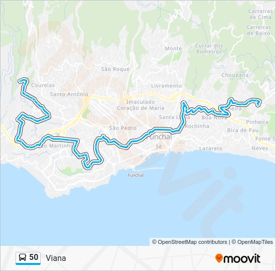 50 Route: Schedules, Stops & Maps - Viana (Updated)