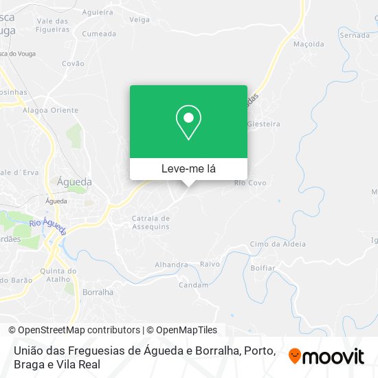 Como chegar a União das Freguesias de Águeda e Borralha através de ...