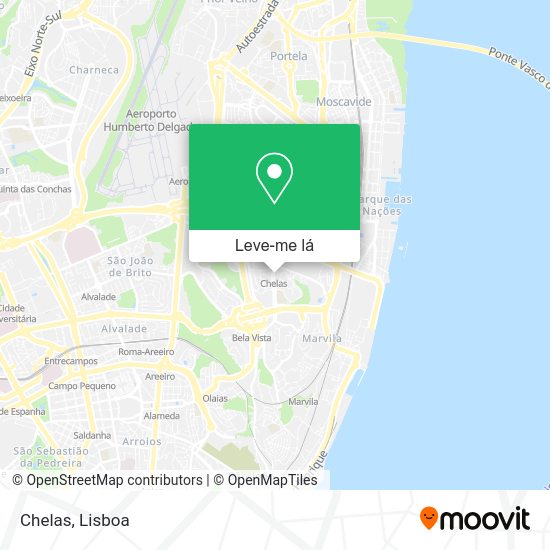 Como chegar a Chelas em Lisboa por Autocarro, Metro ou Comboio?