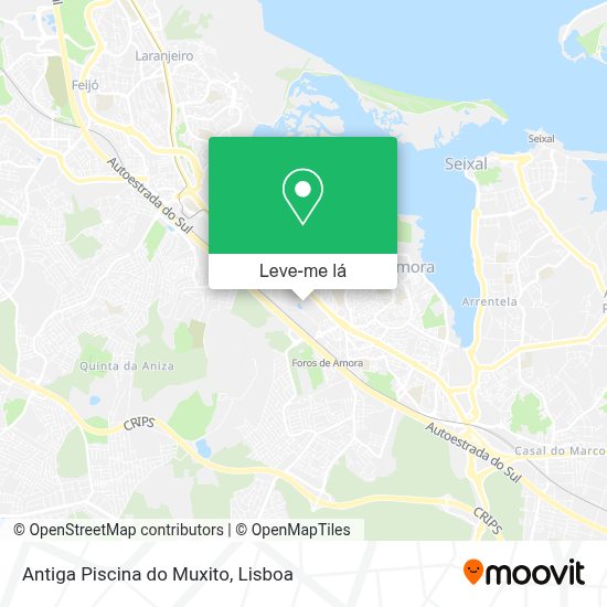 Como chegar a Antiga Piscina Do Muxito em Seixal através de Autocarro ...