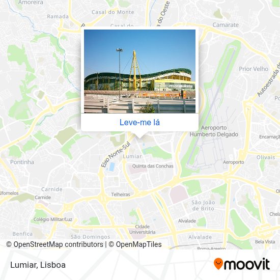 Como chegar a Lumiar em Lisboa por autocarro, metro ou comboio?