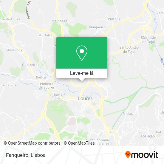 Como chegar a Fanqueiro em Loures por autocarro ou metro?