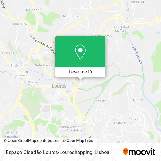 Como chegar a Espaço Cidadão Loures-Loureshopping através de autocarro ...