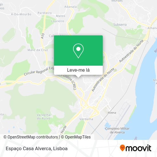 Como chegar a Espaço Casa Alverca em Vila Franca De Xira através de ...