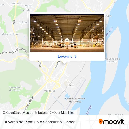 Como chegar a Alverca do Ribatejo e Sobralinho em Vila Franca De Xira ...